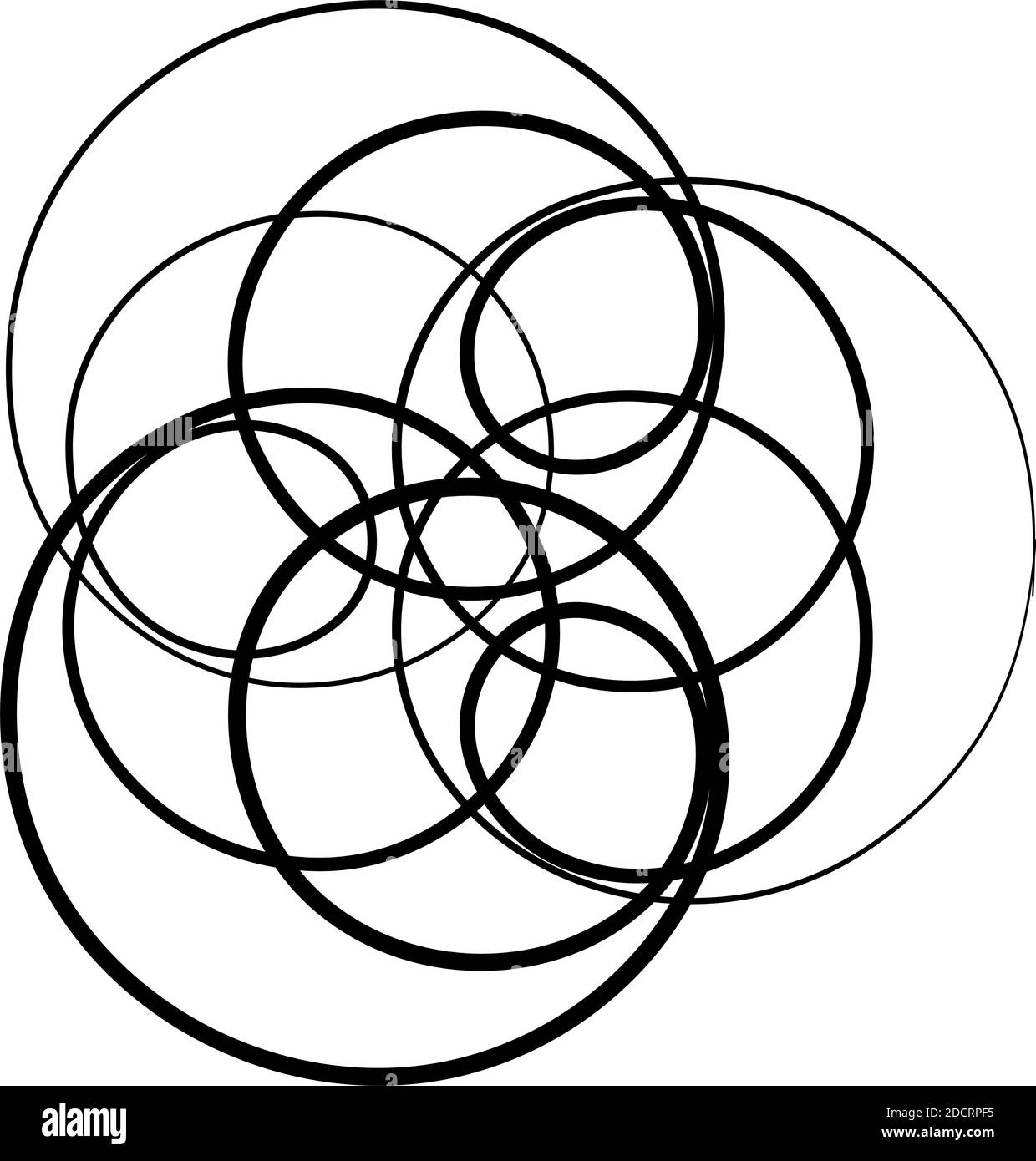 Curlicue, Loop shapes, elements vector illustration — Stock vector ...