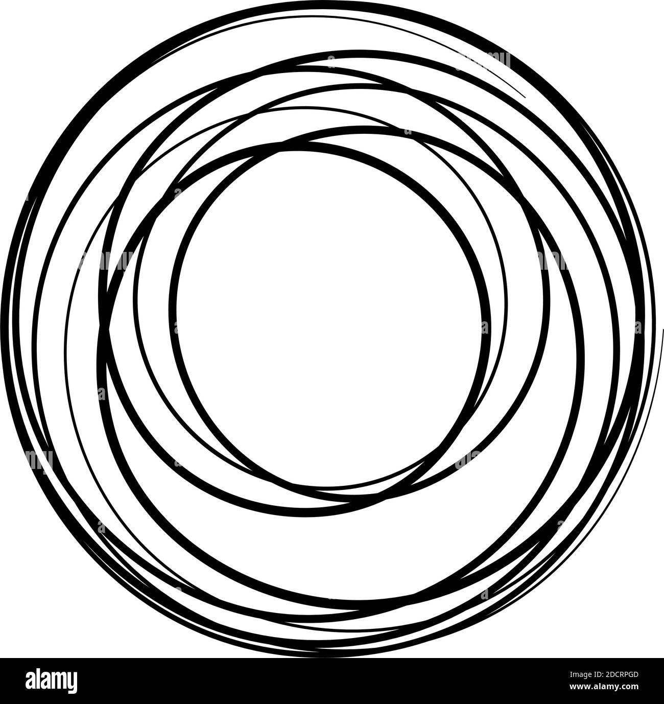 Curlicue, Loop shapes, elements vector illustration — Stock vector ...