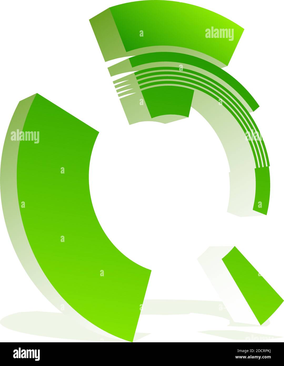 Geometric Sci-fi, Cybernetics, Cyber segmented circle, ring design ...