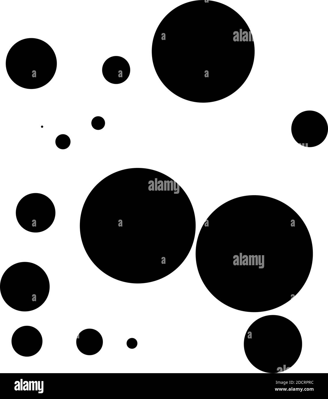 Random dots, circles, Polka-dots element - Stock vector illustration ...