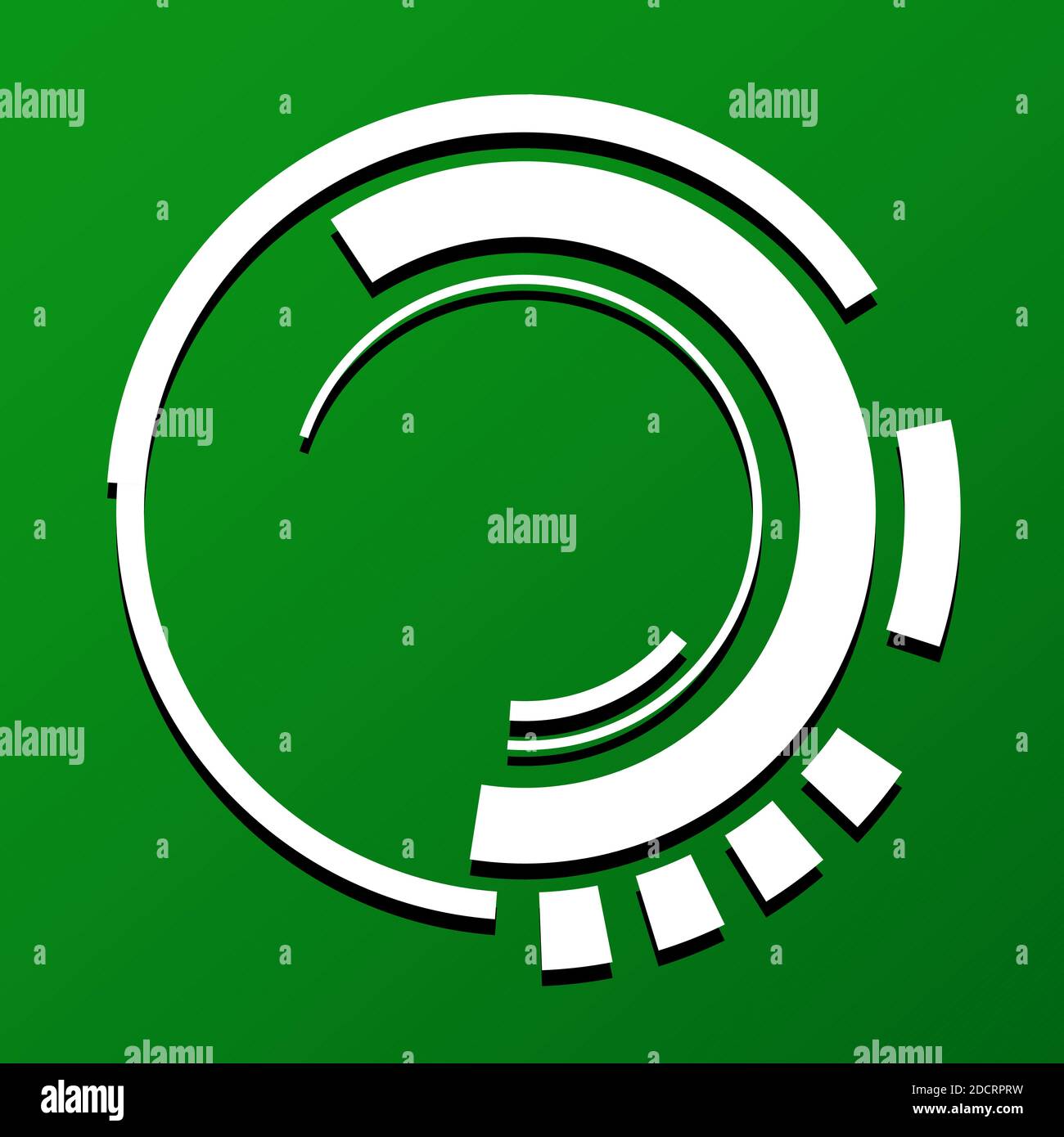 Geometric Sci-fi, Cybernetics, Cyber segmented circle, ring design ...