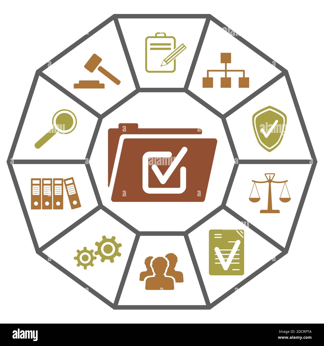 Compliance icon Cut Out Stock Images & Pictures - Alamy