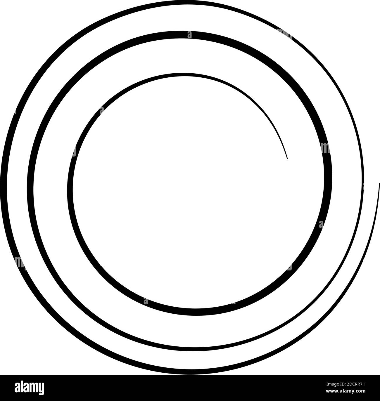 Curlicue, Loop shapes, elements vector illustration — Stock vector ...