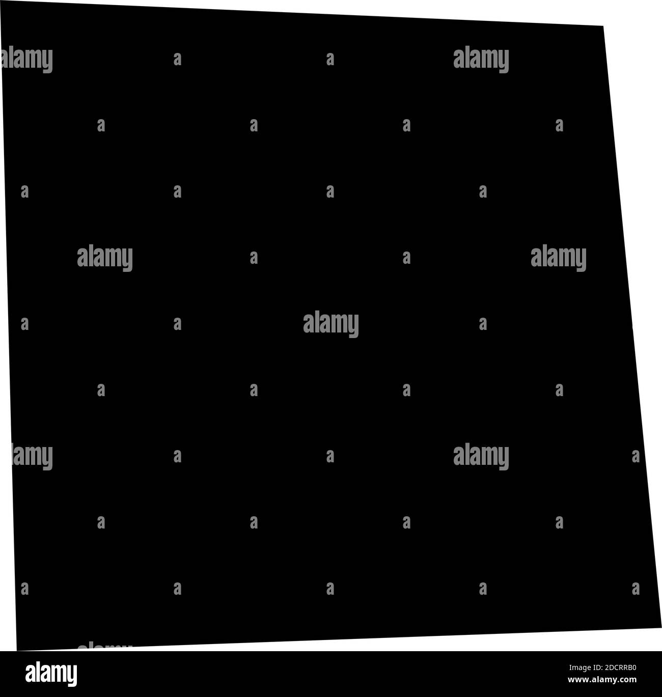 Basic square shape, Square plane in perspective. 3D flat angle trapeze ...