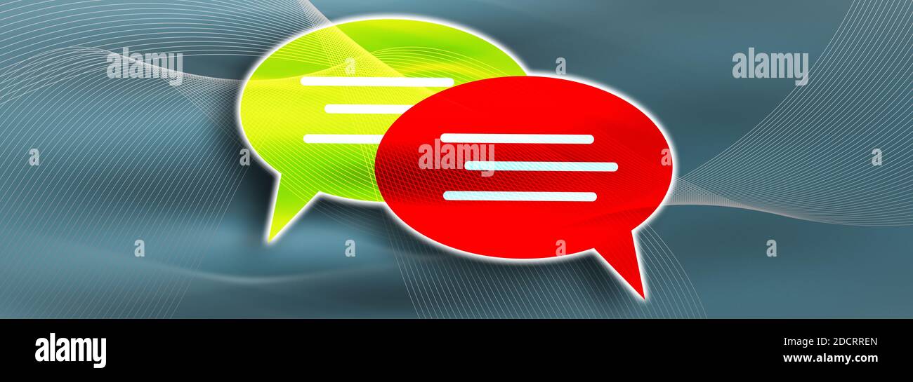 Illustration of a communication concept Stock Photo - Alamy