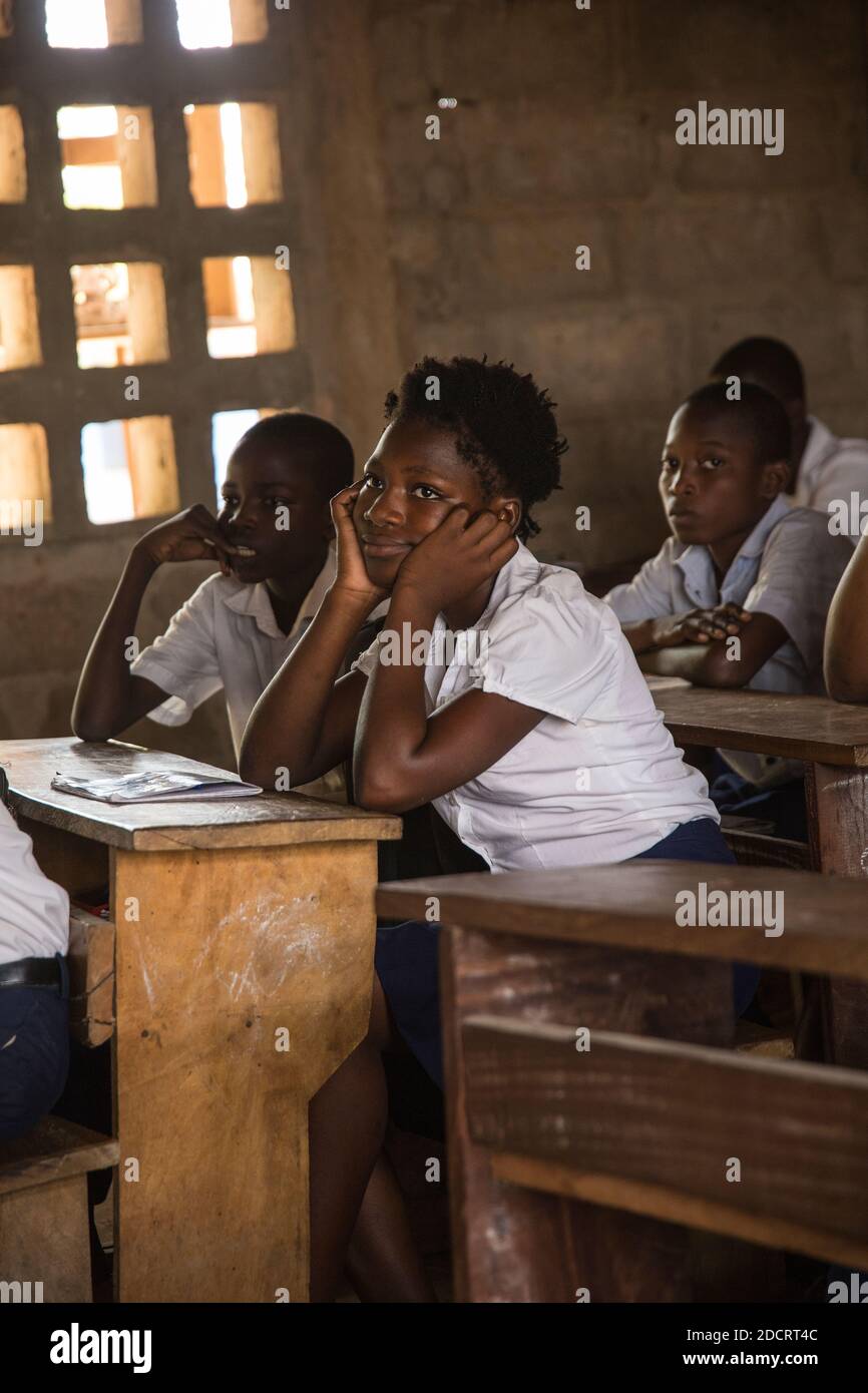 Togo, school, Lomè, education, Africa Stock Photo - Alamy