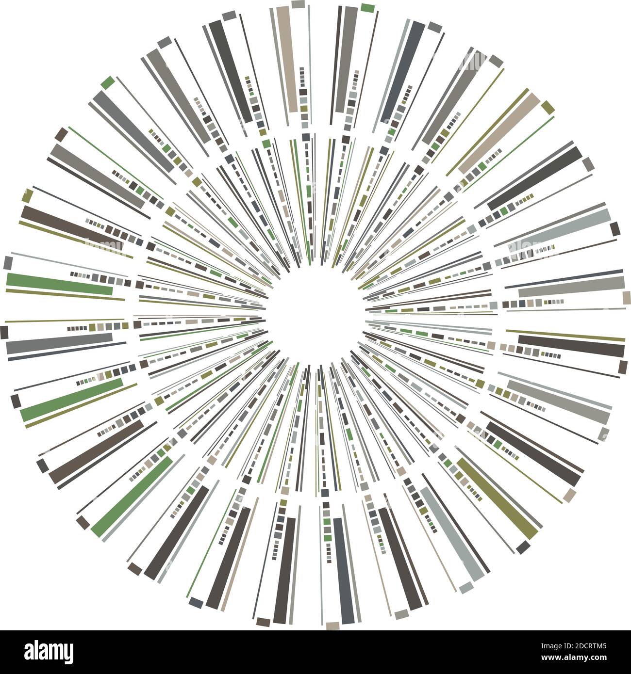 Geometric HUD, sc-fi GUI, UI circular elements. Geometric circle vector ...