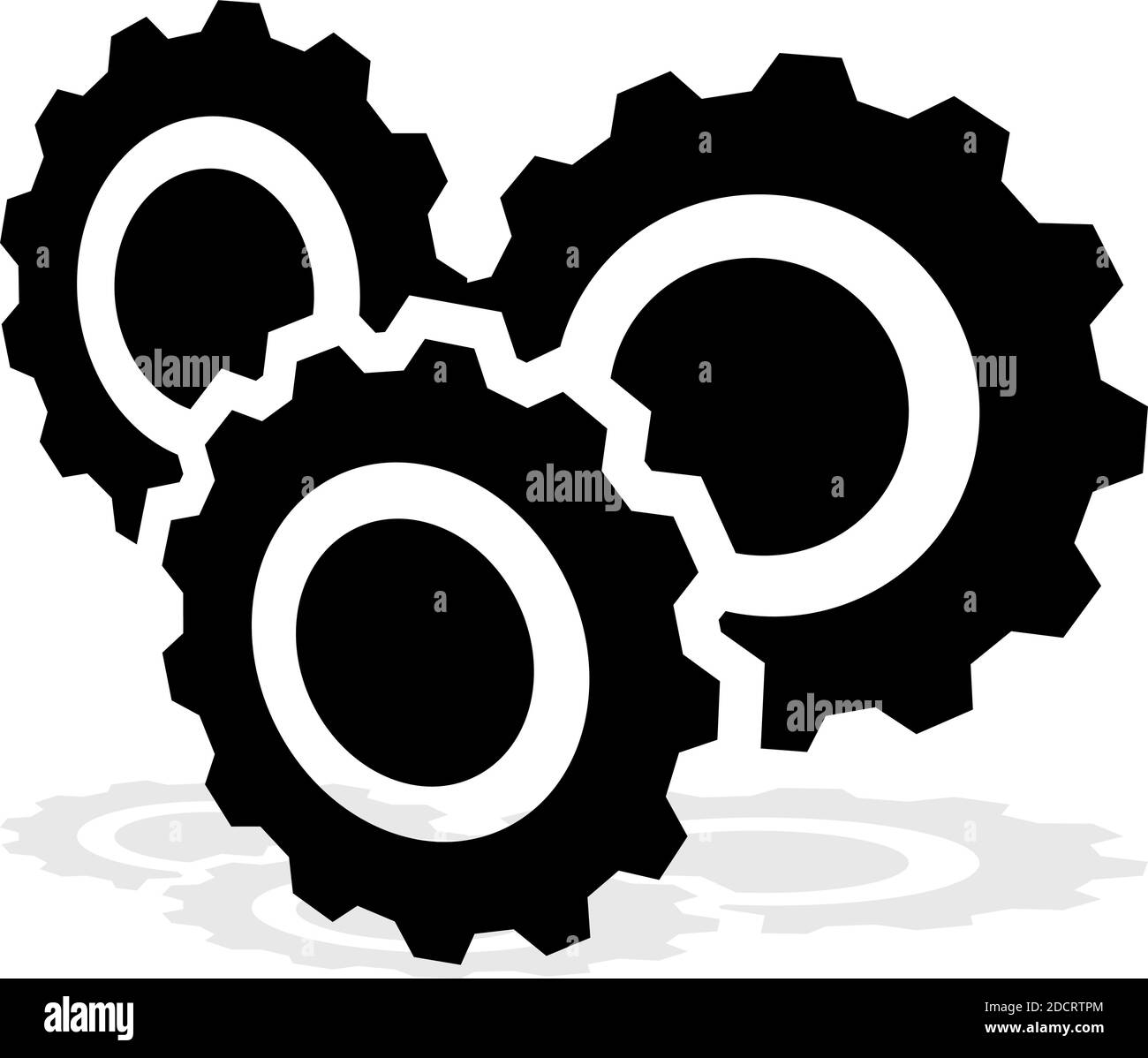 Gear, cogwheel, gearwheel icon, symbol and logo. Setup, customization ...
