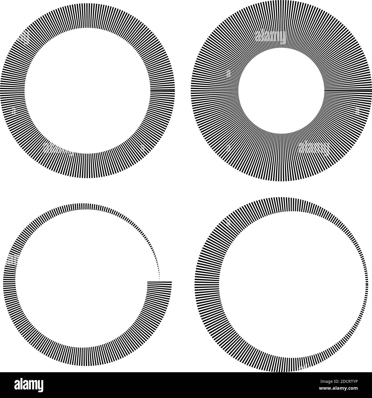 Circular radial lines volute, helix shape design element(s) – Stock ...
