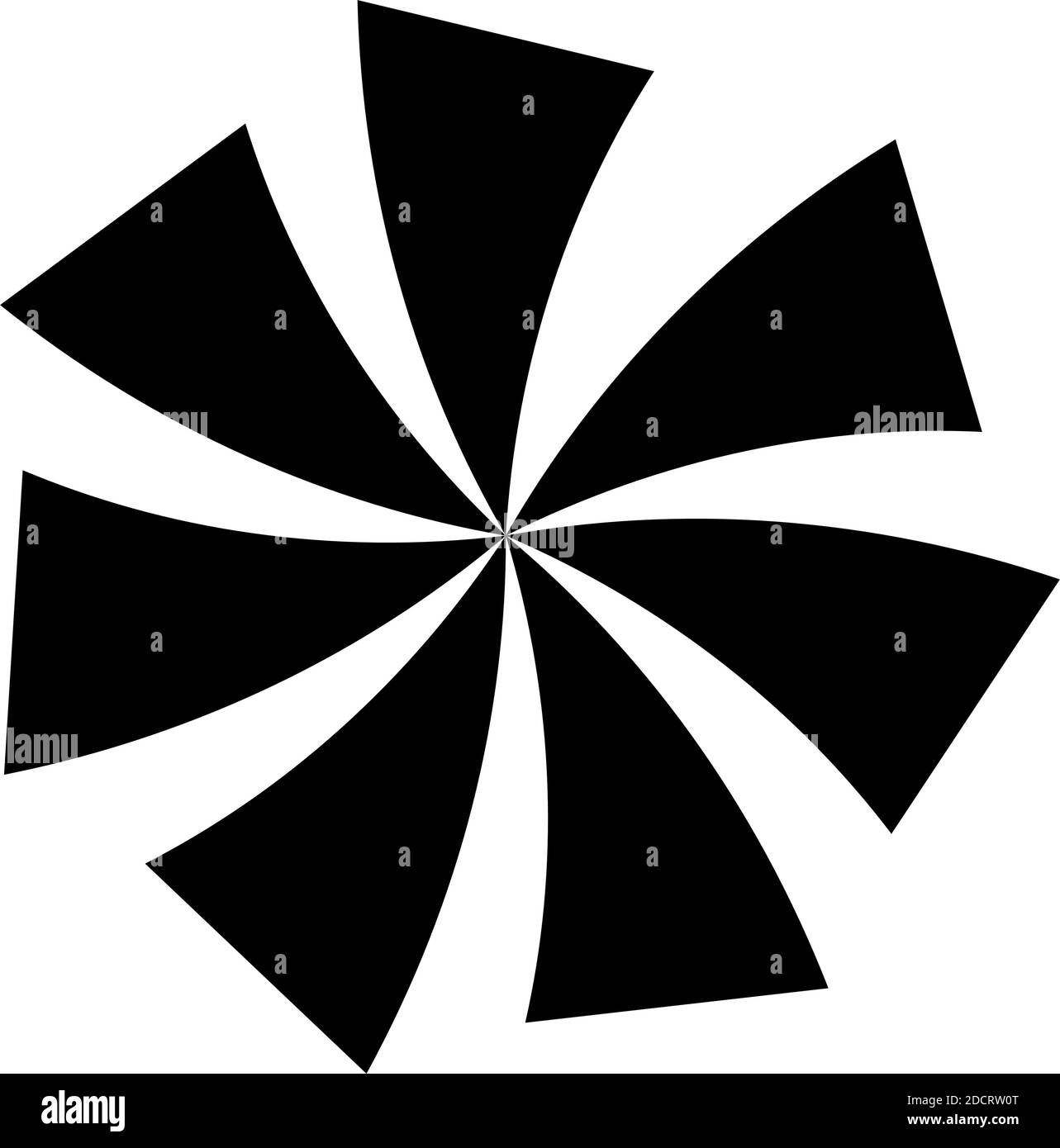 Twist, spiral circular abstract shapes design element(s) – Stock ...