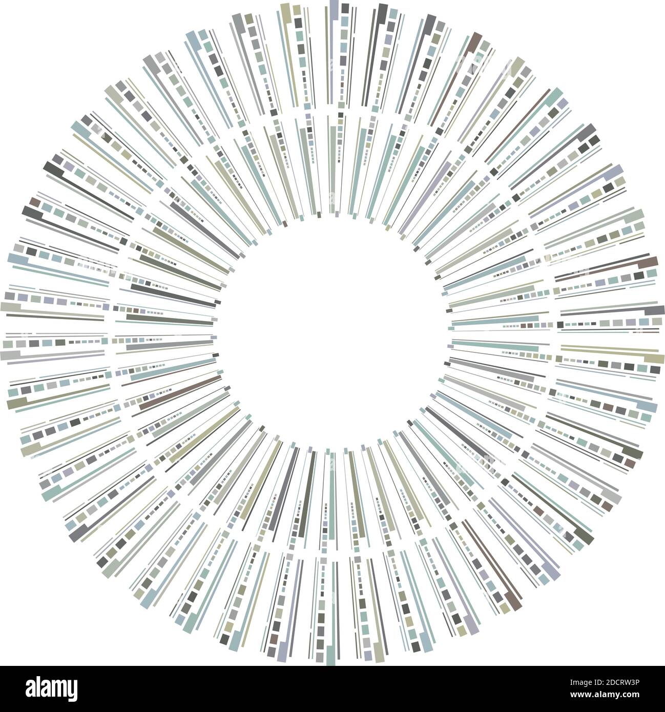 Geometric HUD, sc-fi GUI, UI circular elements. Geometric circle vector ...