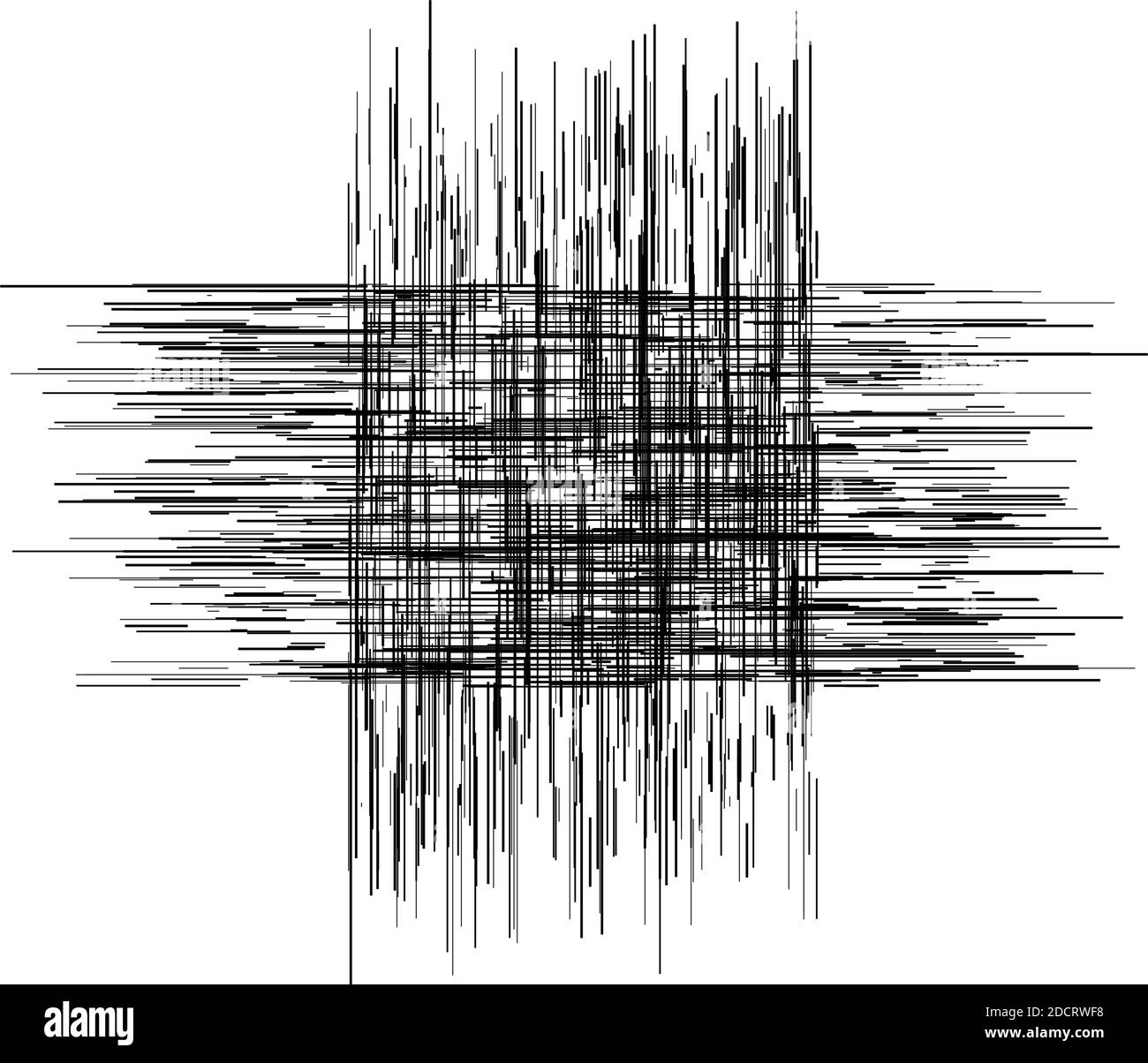 Irregular, random lines harsh texture. Abrasion, sketch, sketchy ...