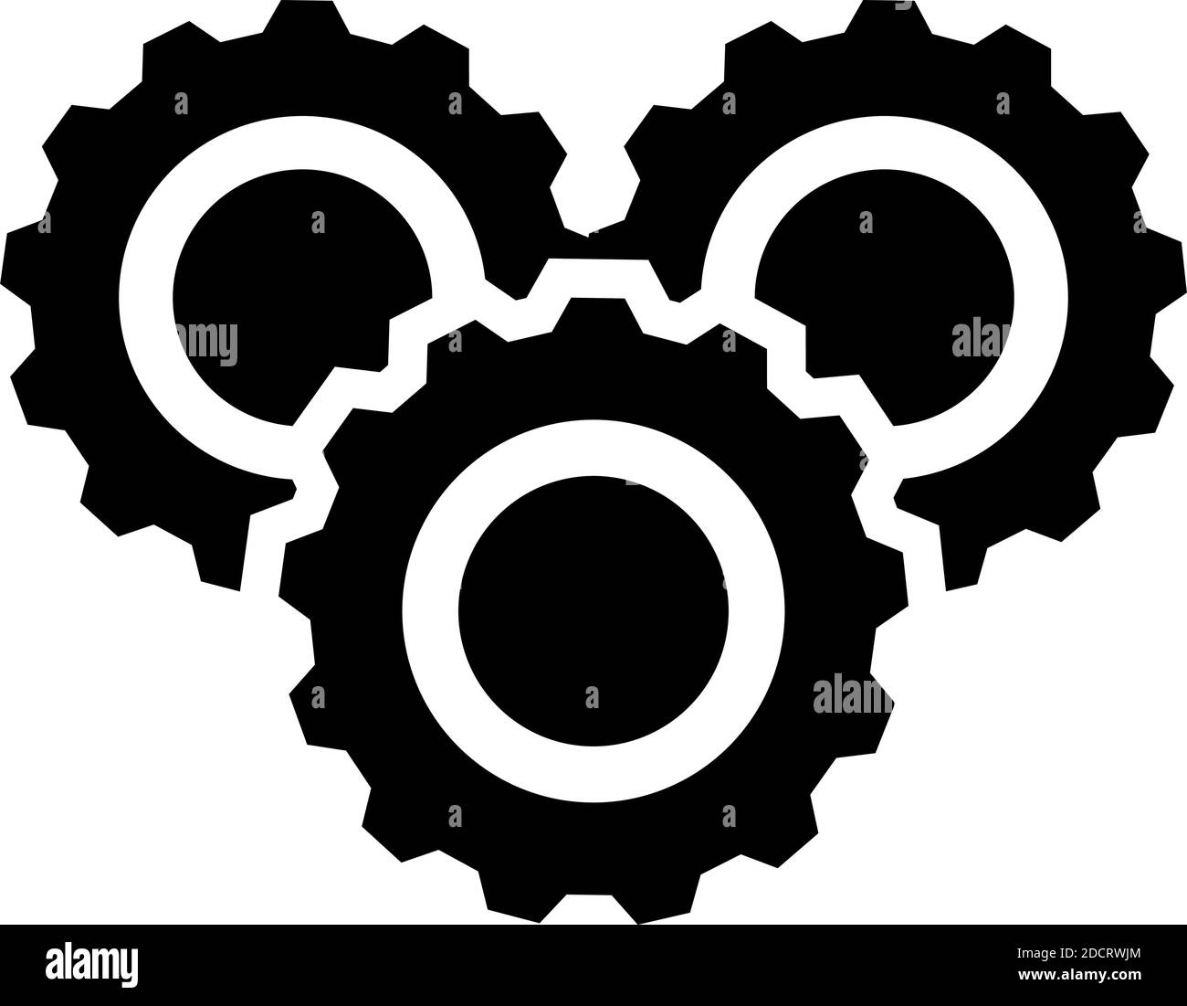 Gear, cogwheel, gearwheel icon, symbol and logo. Setup, customization ...
