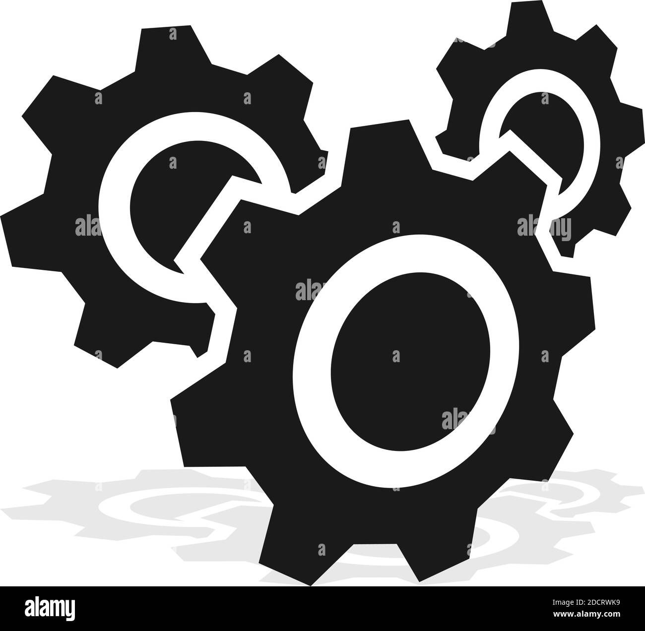 Gear, cogwheel, gearwheel icon, symbol and logo. Setup, customization ...