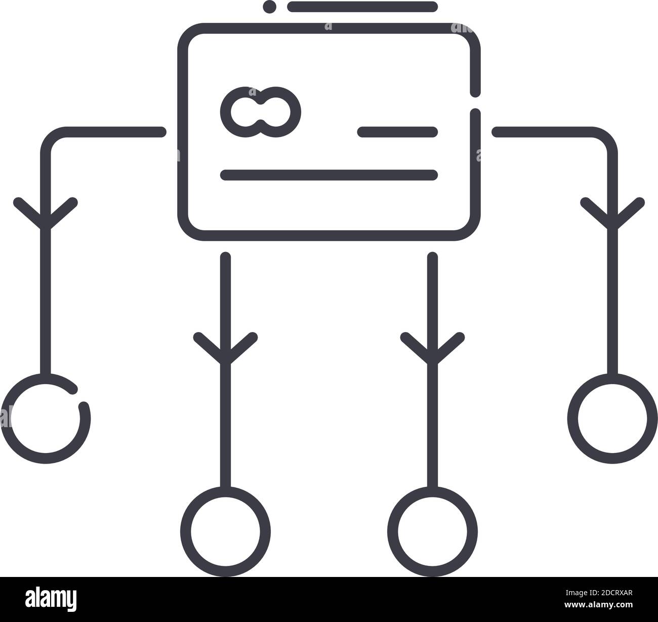 Payment methods icon, linear isolated illustration, thin line vector ... Payment methods icon, linear isolated illustration, thin line vector ...