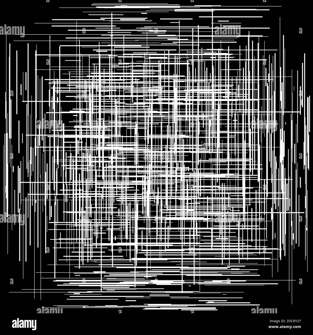 Irregular, random lines harsh texture. Abrasion, sketch, sketchy ...