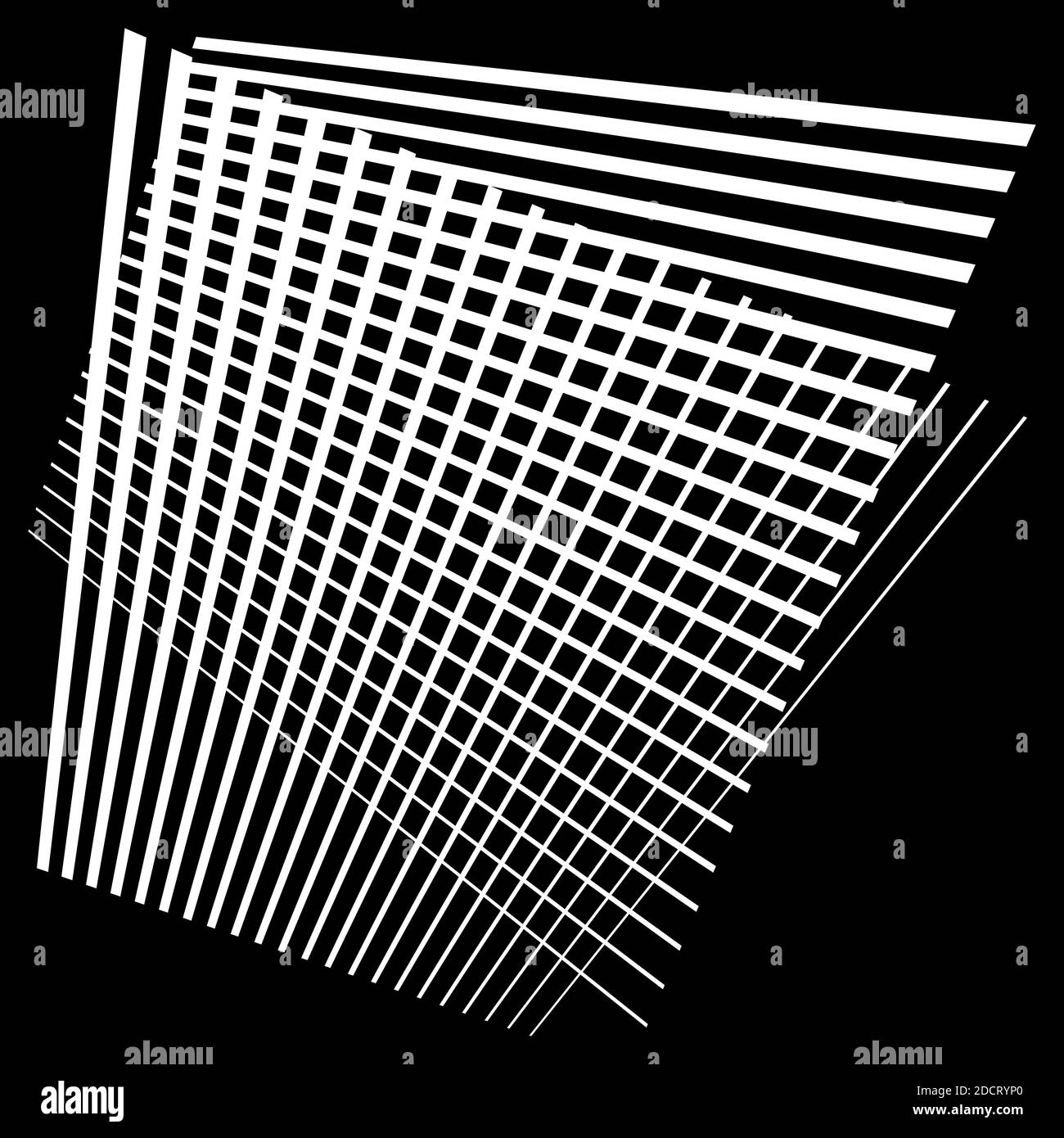 Abstract grid, mesh. Lattice, grating in perspective 3d – Stock vector ...