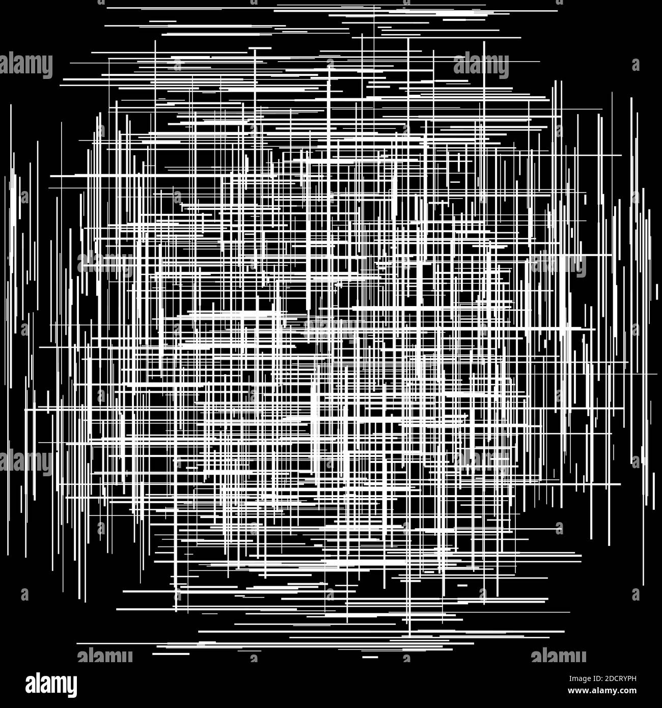 Irregular, random lines harsh texture. Abrasion, sketch, sketchy ...