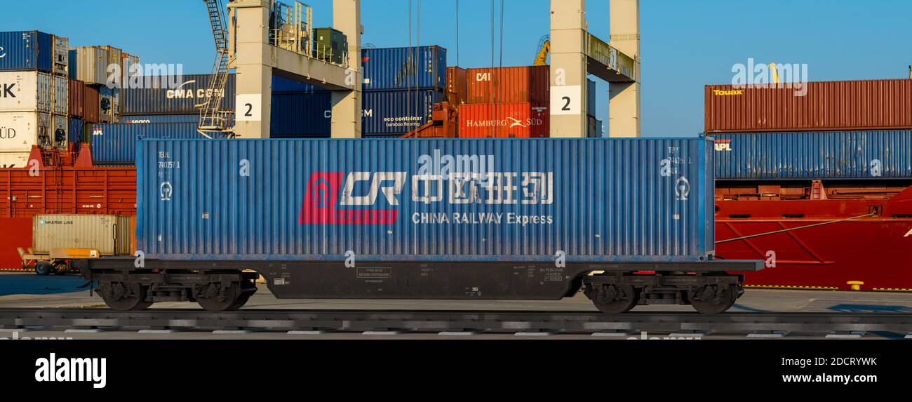 Freight train china railway hi-res stock photography and images - Alamy