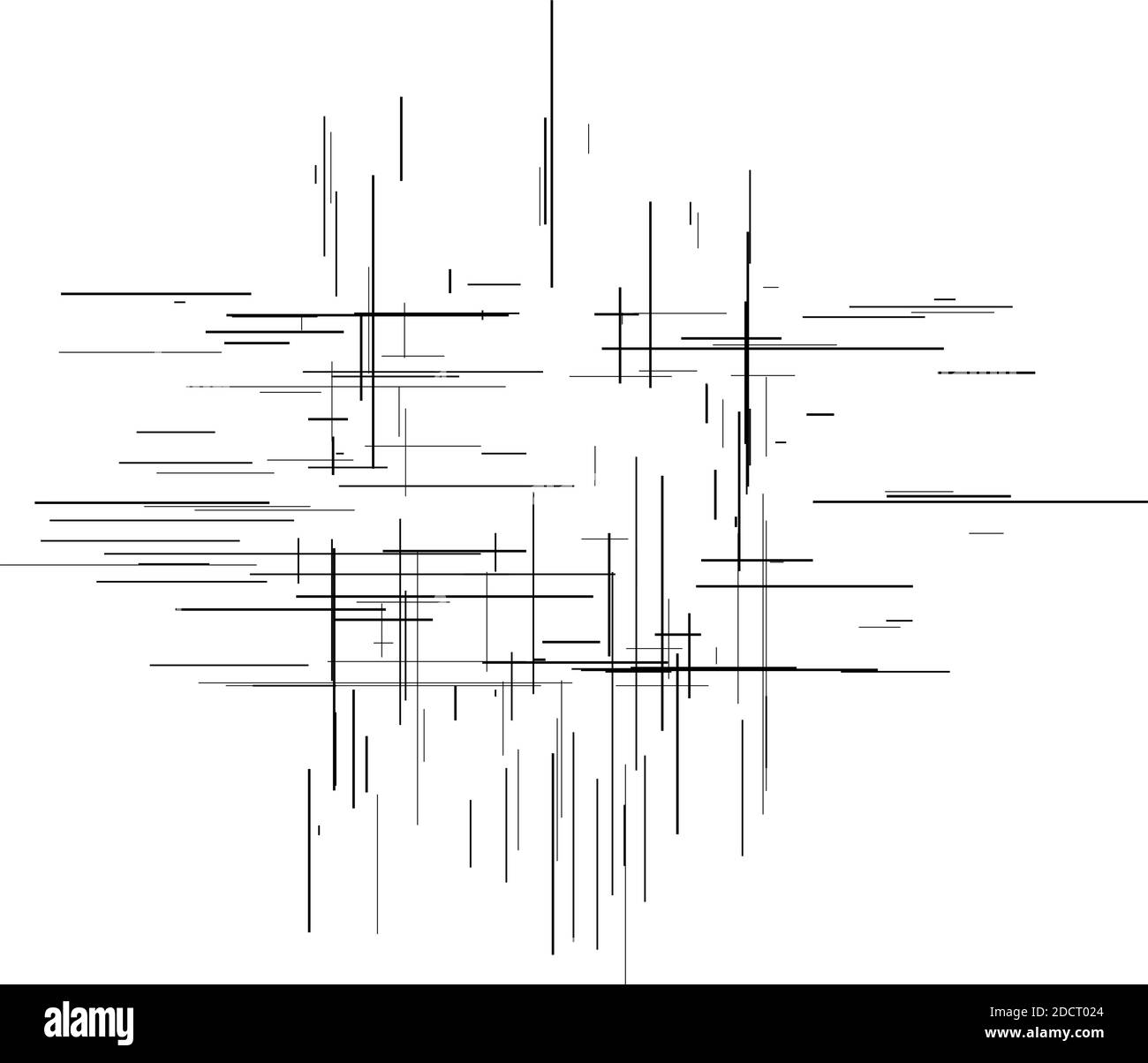 Irregular, random lines harsh texture. Abrasion, sketch, sketchy scribble lines – Stock ...