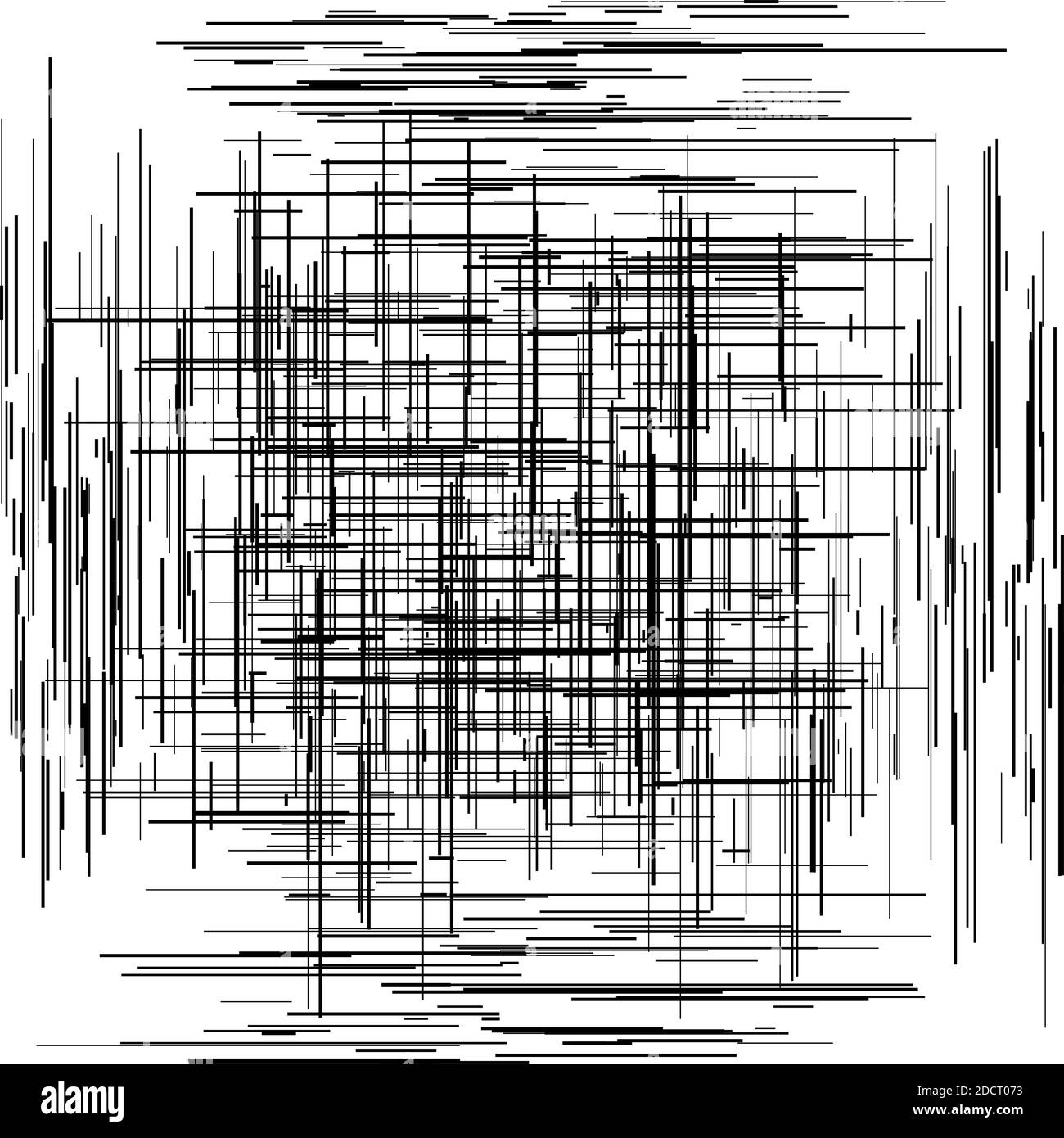 Irregular, random lines harsh texture. Abrasion, sketch, sketchy ...