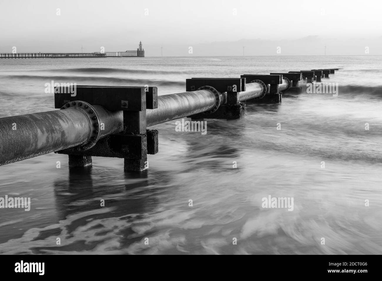 Water treatment pipe Black and White Stock Photos & Images - Alamy