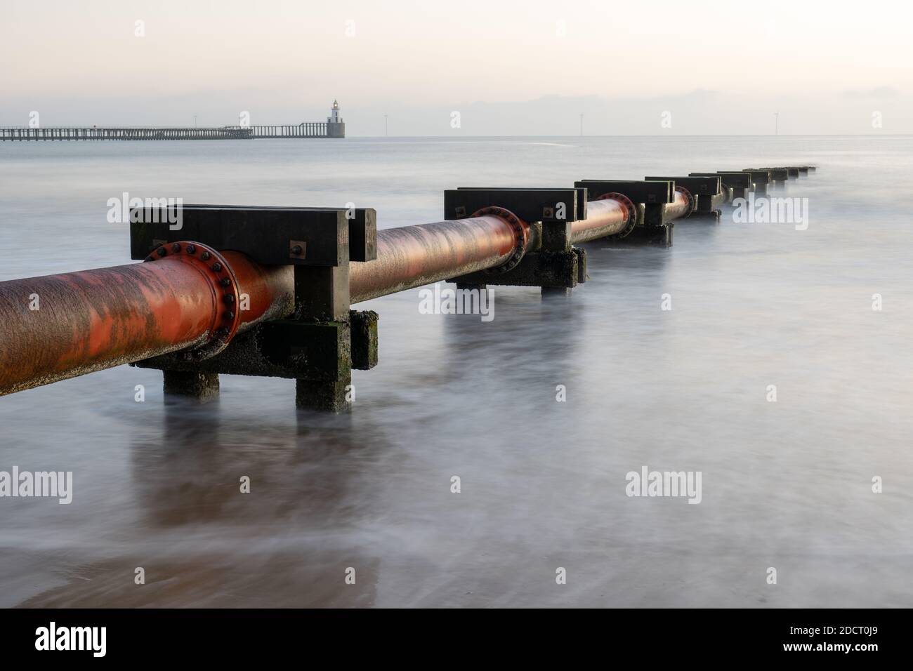 Long pipe on pier hi-res stock photography and images - Alamy