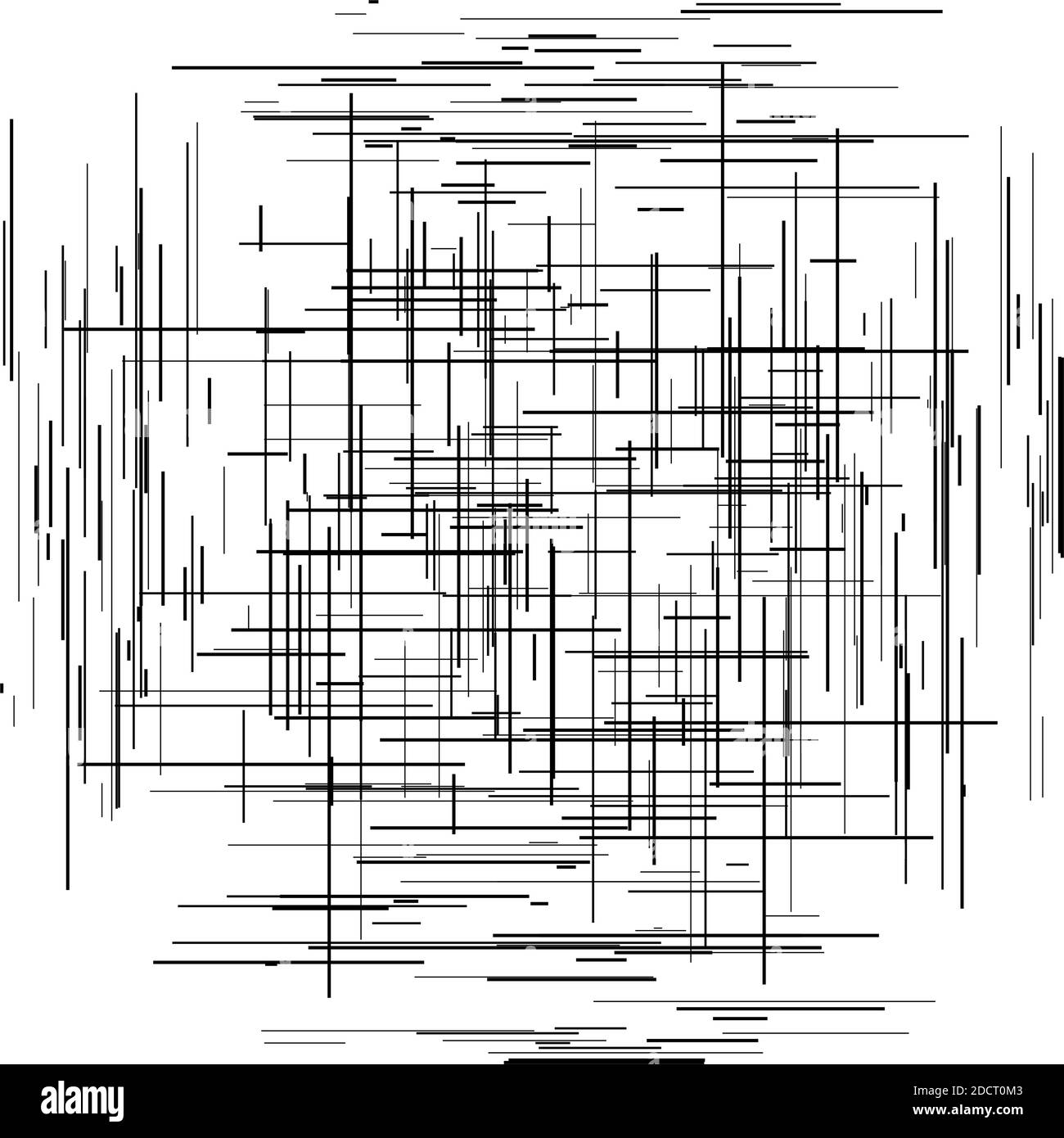 Irregular, random lines harsh texture. Abrasion, sketch, sketchy scribble lines – Stock ...