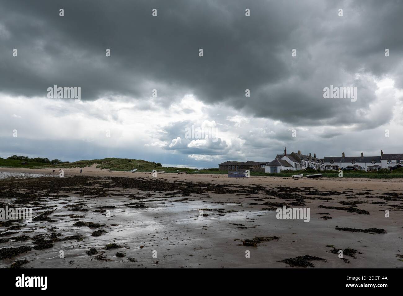 Low Newton by-the-Sea Stock Photo - Alamy