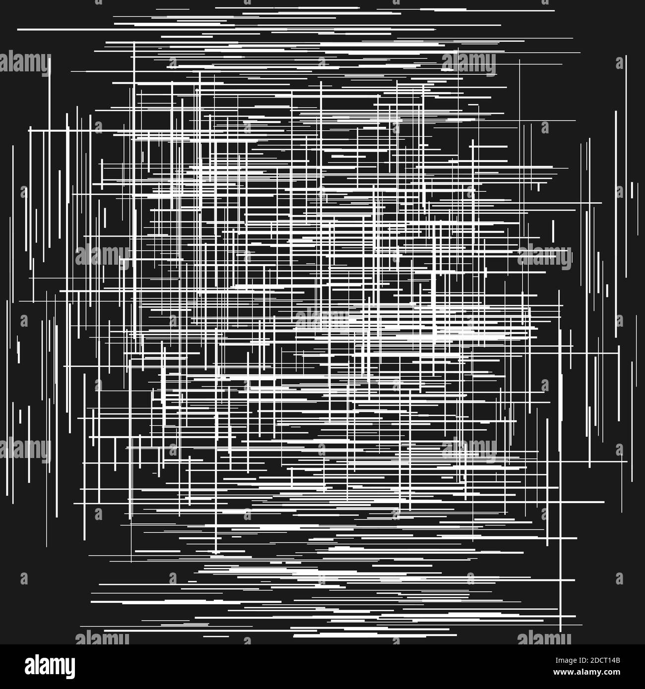 Irregular, random lines harsh texture. Abrasion, sketch, sketchy scribble lines – Stock ...