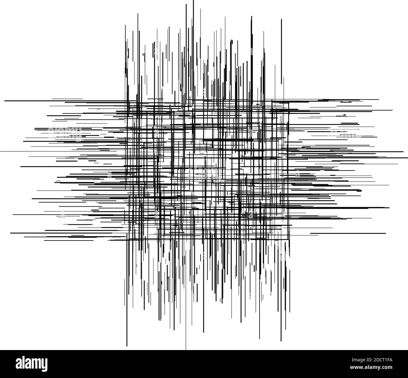 Irregular, random lines harsh texture. Abrasion, sketch, sketchy scribble lines – Stock ...