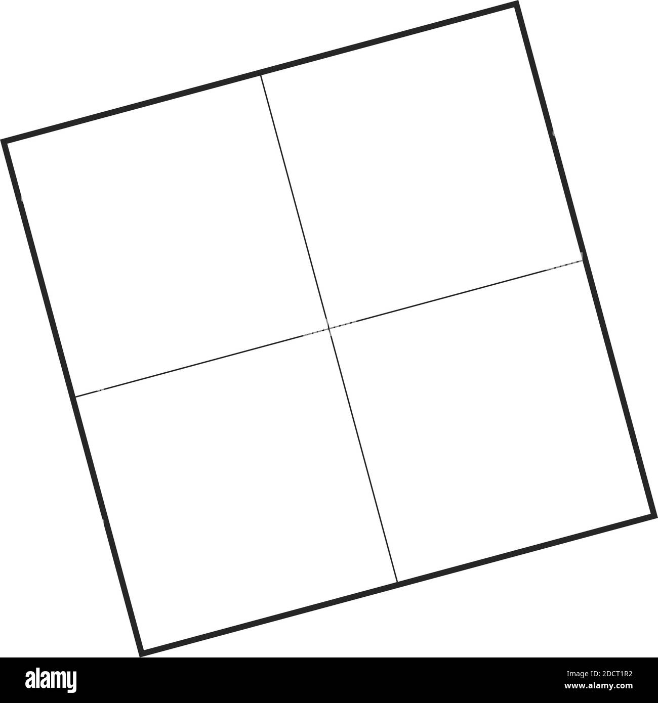 Tilt, skew, diagonal grid, mesh squares abstract geometric vector ...