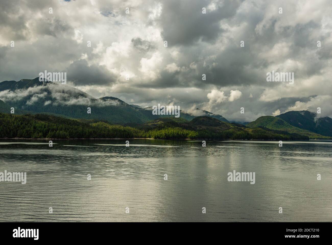 nature views from the cruise ship during the inside passage from Port ...