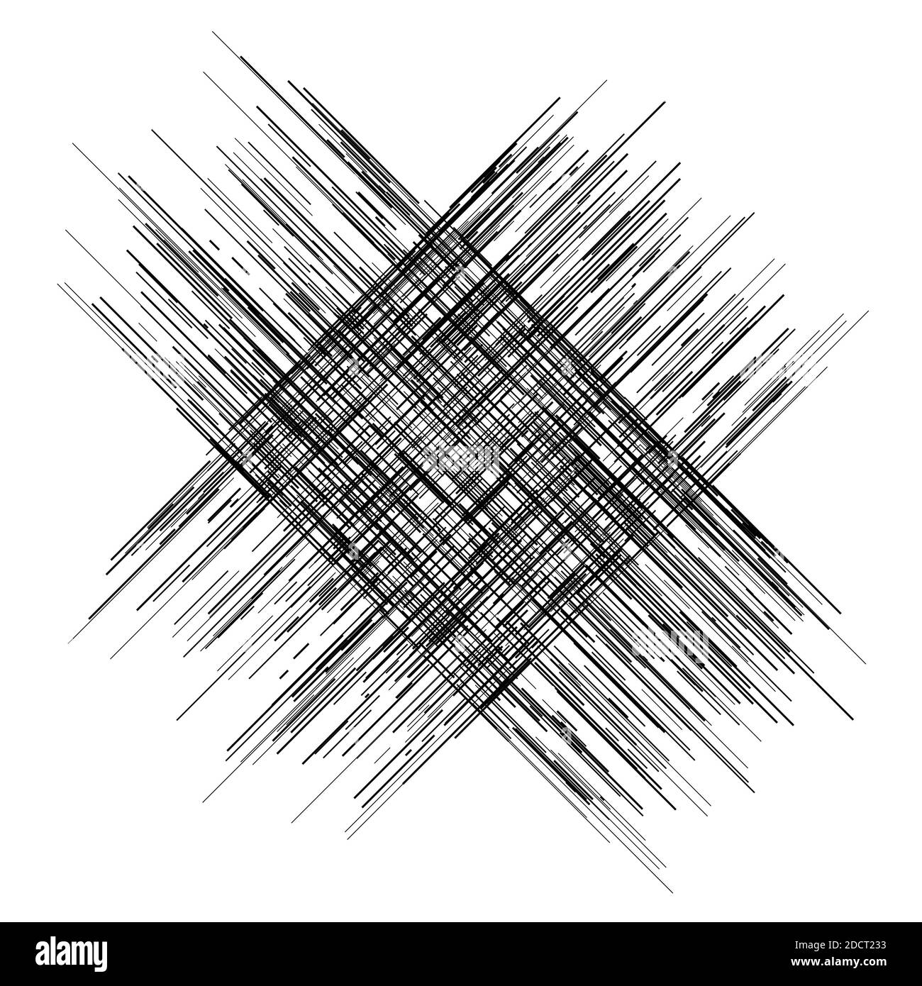 Irregular, random lines harsh texture. Abrasion, sketch, sketchy ...