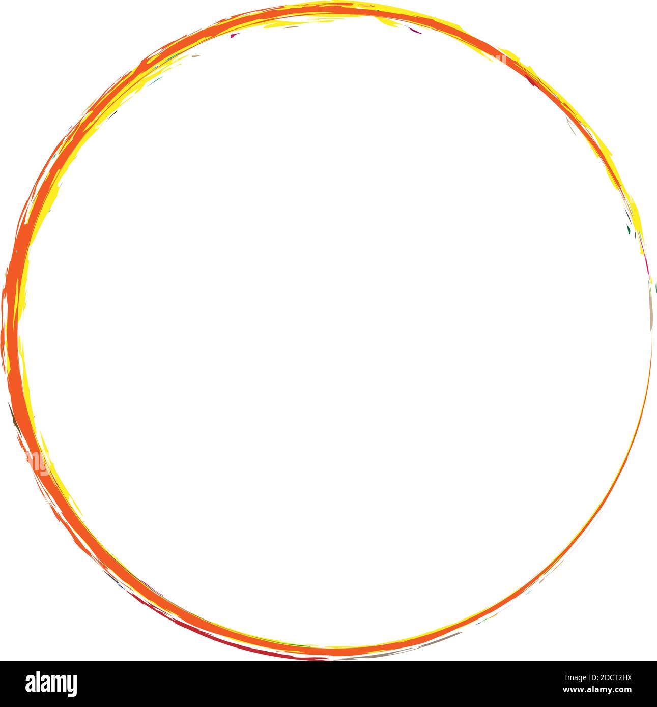Grungy, textured circle, Grunge effect circular element. Smudge, smear ...