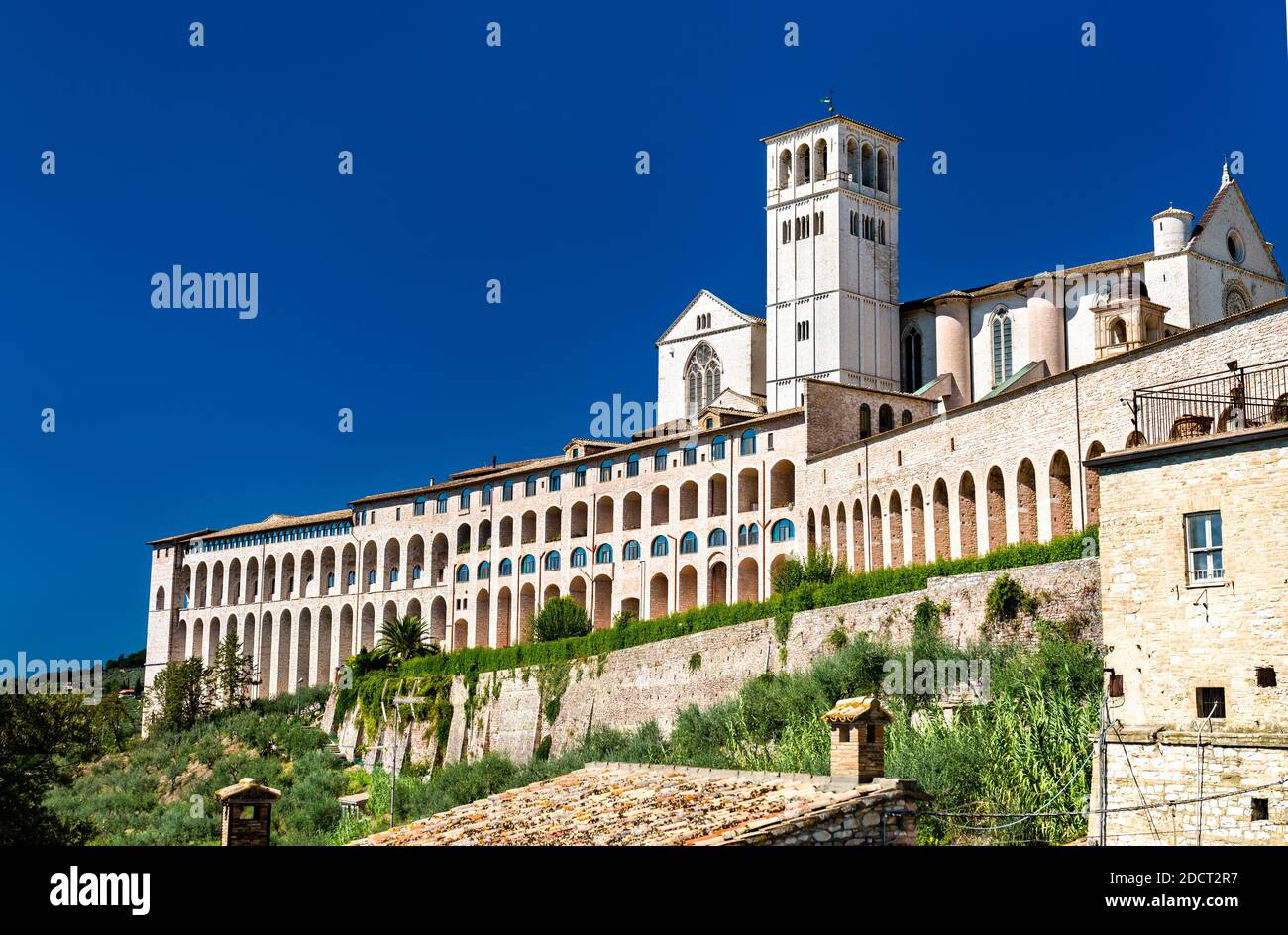 The Sacro Convento, a monastery in Assisi, Italy Stock Photo - Alamy
