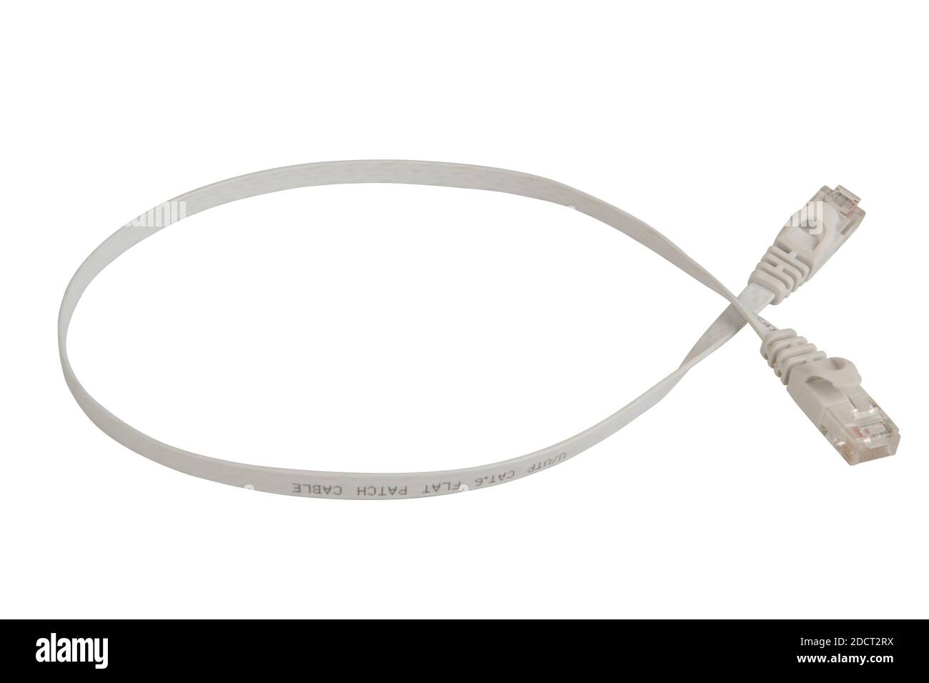 network cable on white background Stock Photo - Alamy