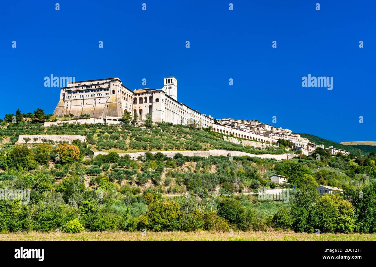 The Sacro Convento, a monastery in Assisi, Italy Stock Photo - Alamy