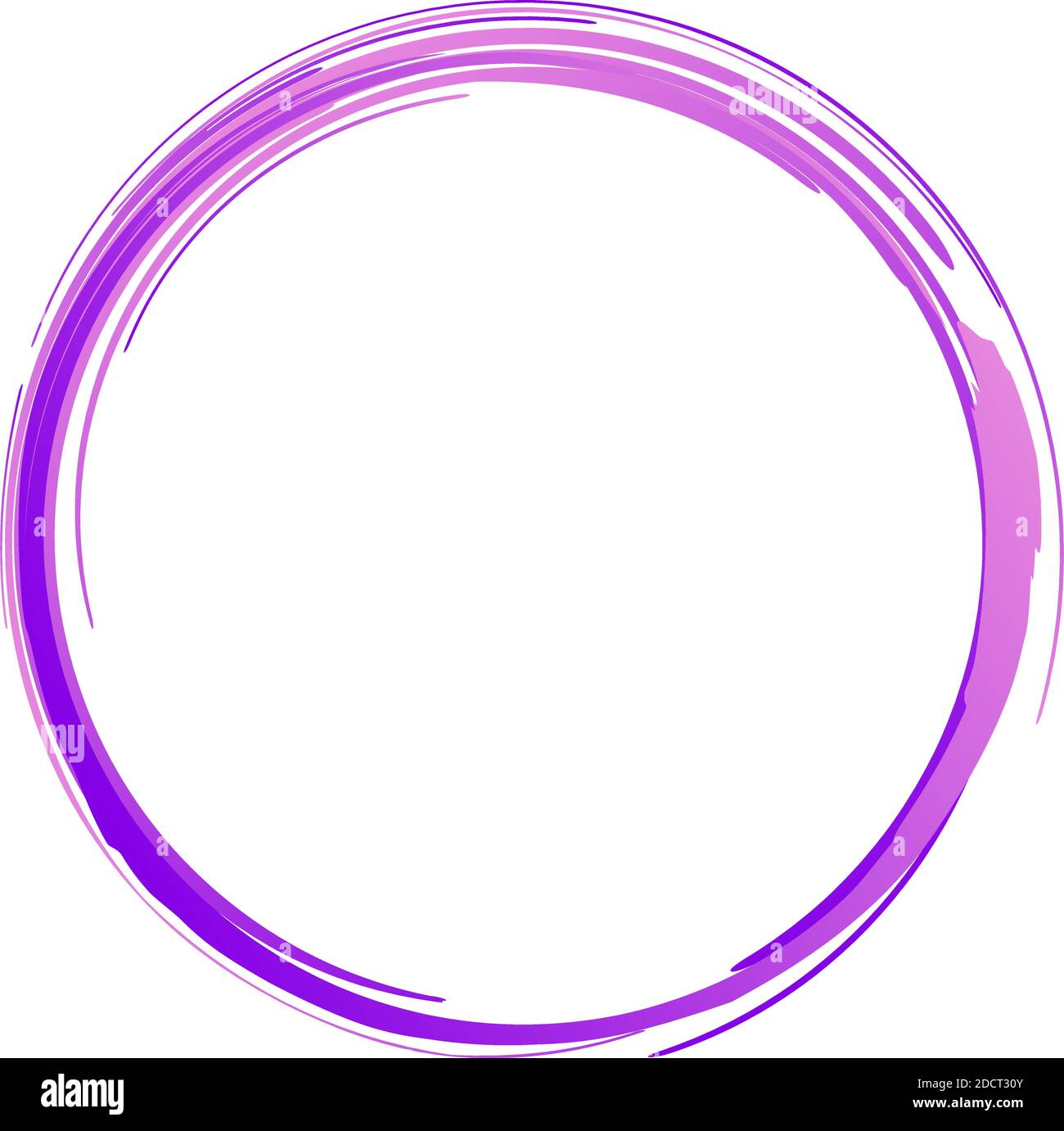 Purple Circle Outline