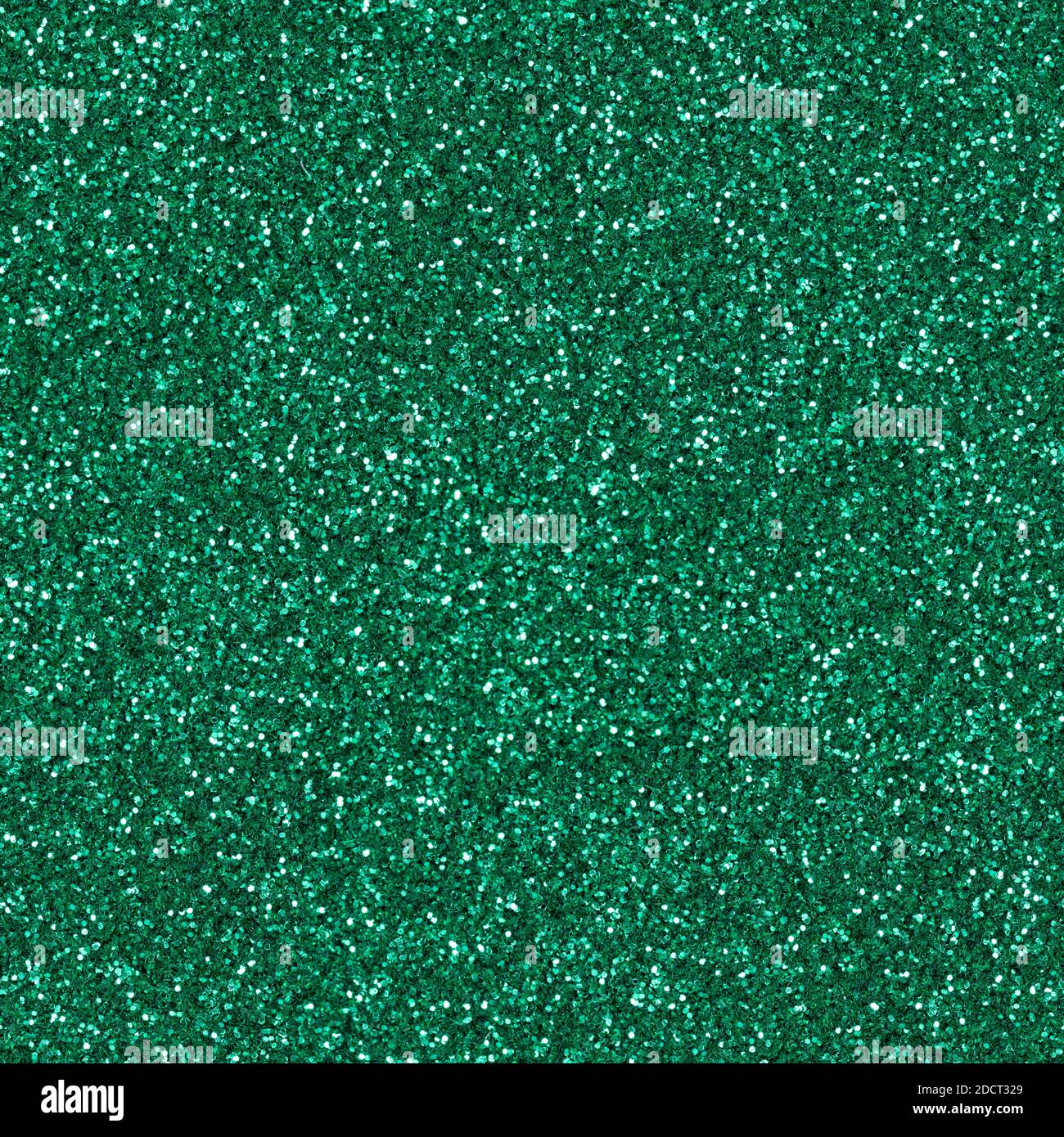 Bright, contrast green glitter, sparkle confetti texture. Christmas ...