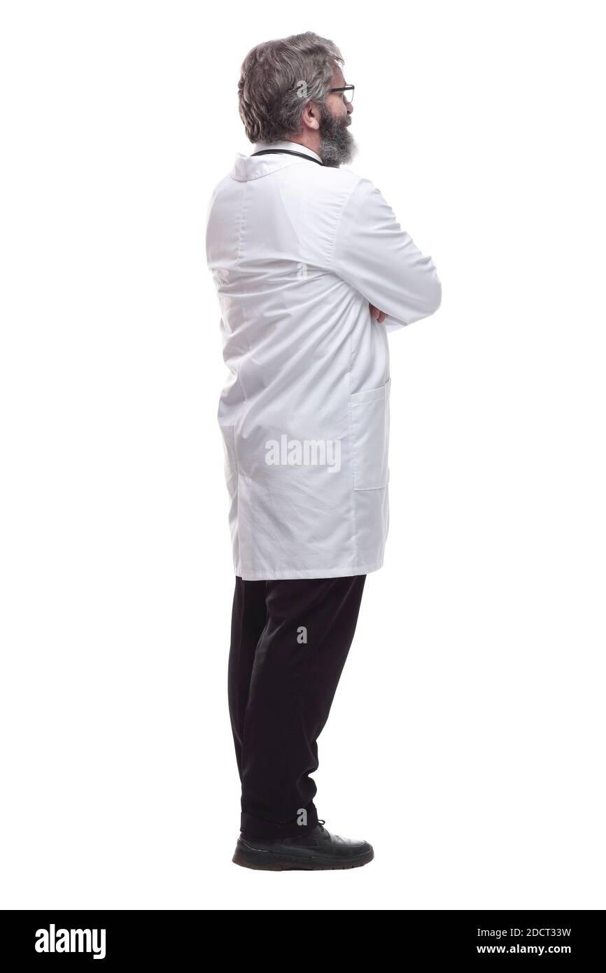 Young doctor beard stethoscope pointing Cut Out Stock Images & Pictures ...