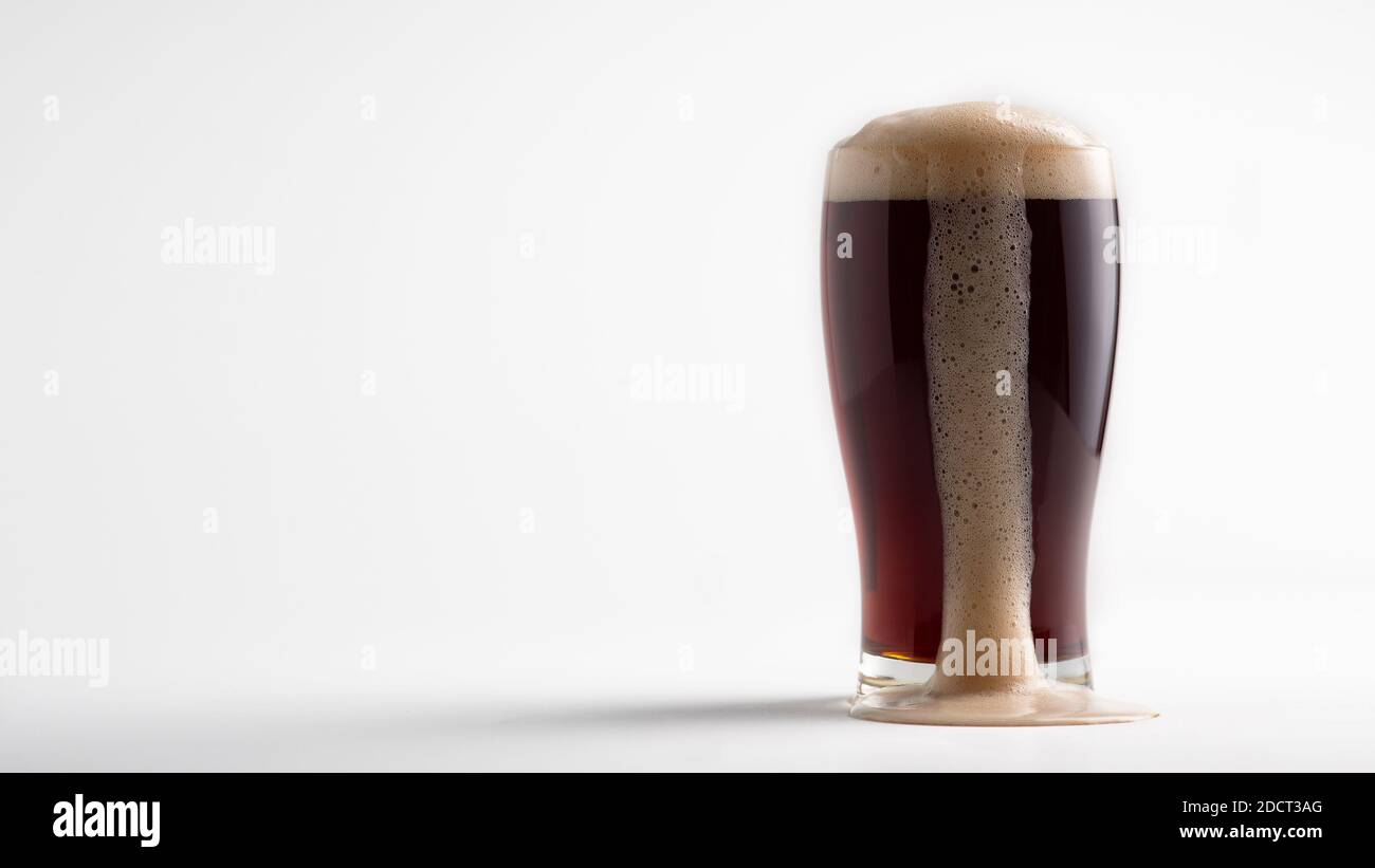 Oktoberfest and evening in pub, fresh craft ale and delicious drink ...