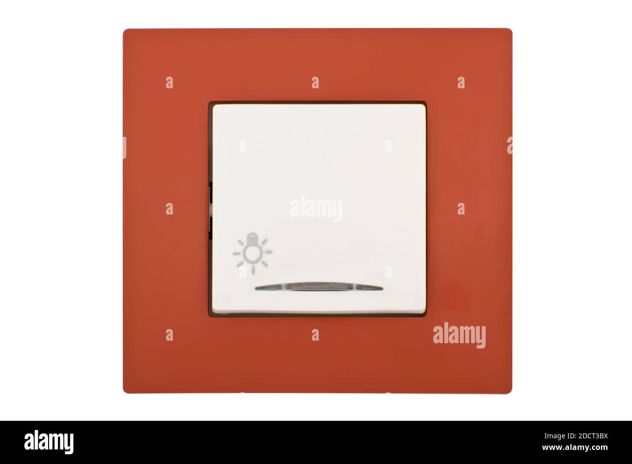 Electric switch isolated on white background Stock Photo - Alamy