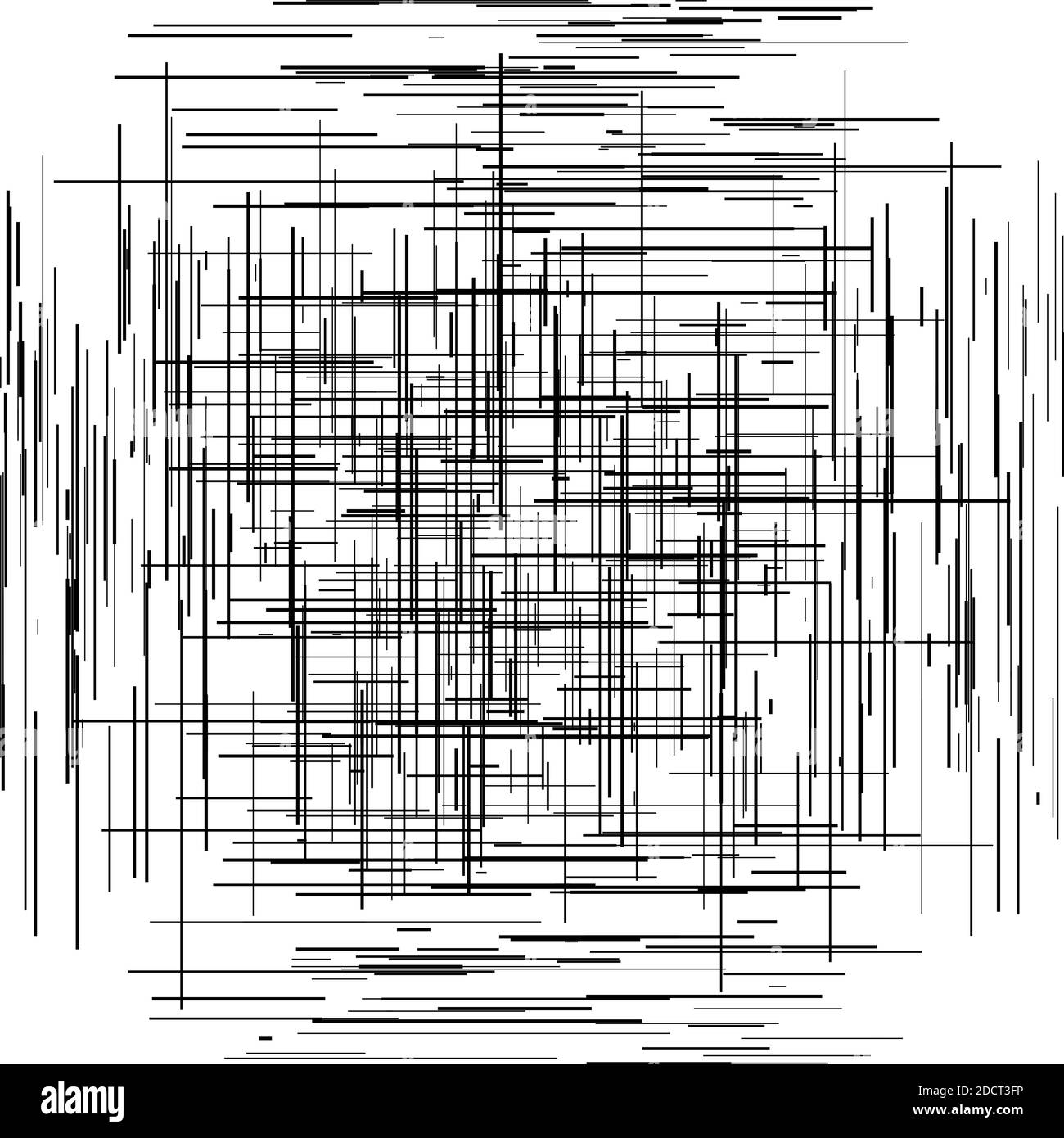 Irregular, random lines harsh texture. Abrasion, sketch, sketchy scribble lines – Stock ...