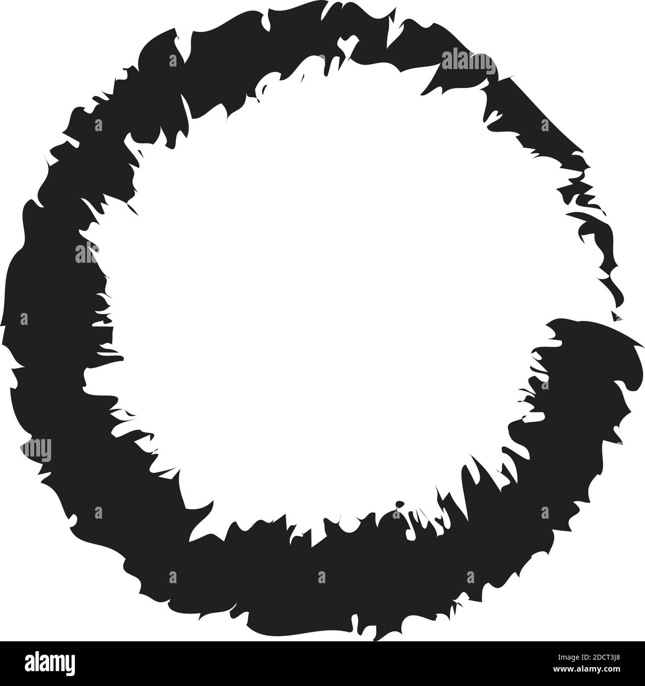 Grungy circle blob, blotch vector – Stock vector illustration, Clip art ...