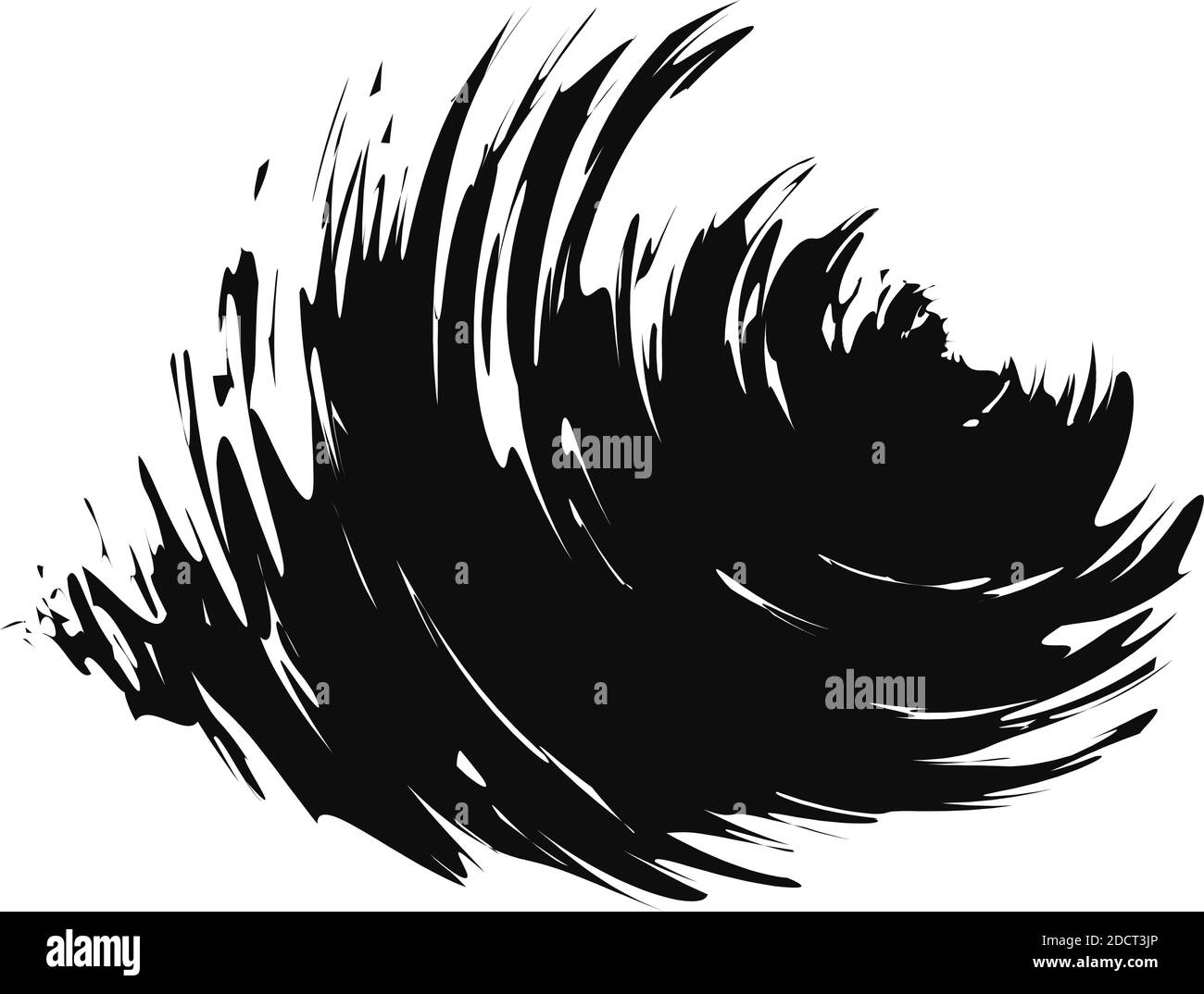 Grungy, textured circle, Grunge effect circular element. Smudge, smear ...