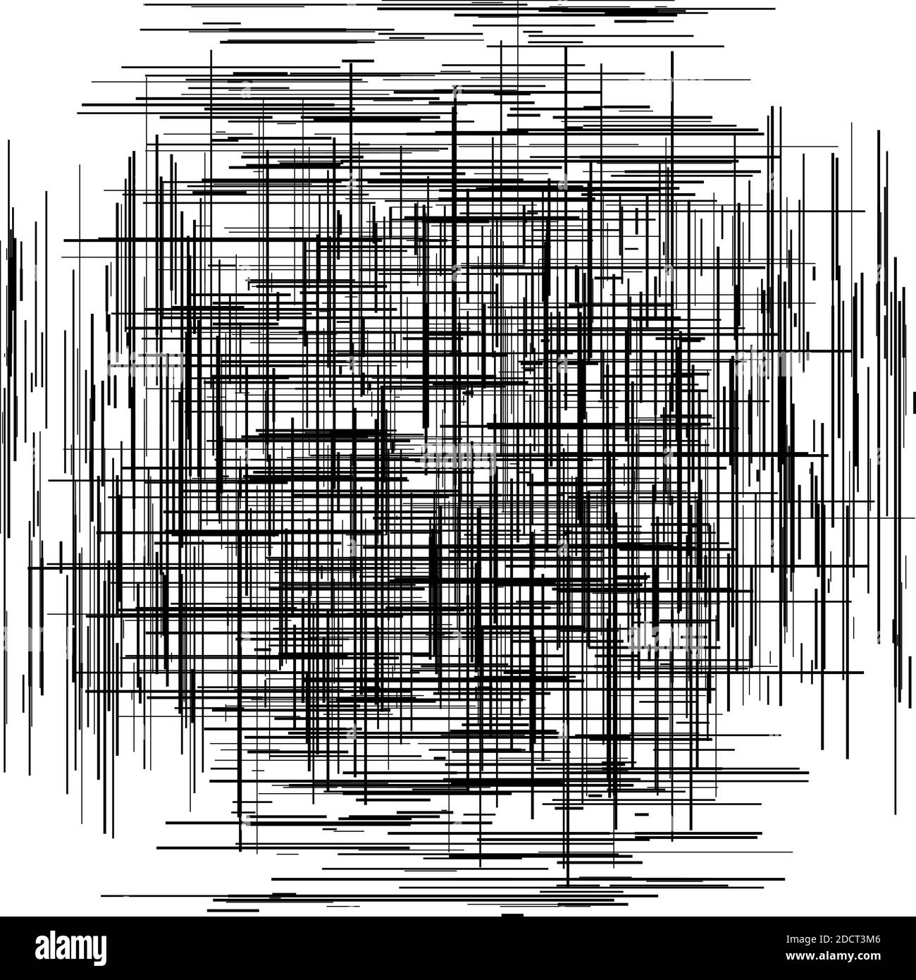 Irregular, random lines harsh texture. Abrasion, sketch, sketchy ...