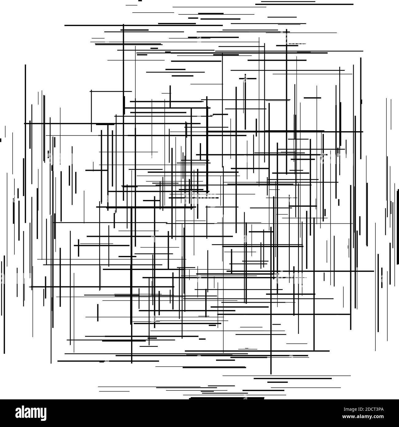 Irregular, random lines harsh texture. Abrasion, sketch, sketchy ...