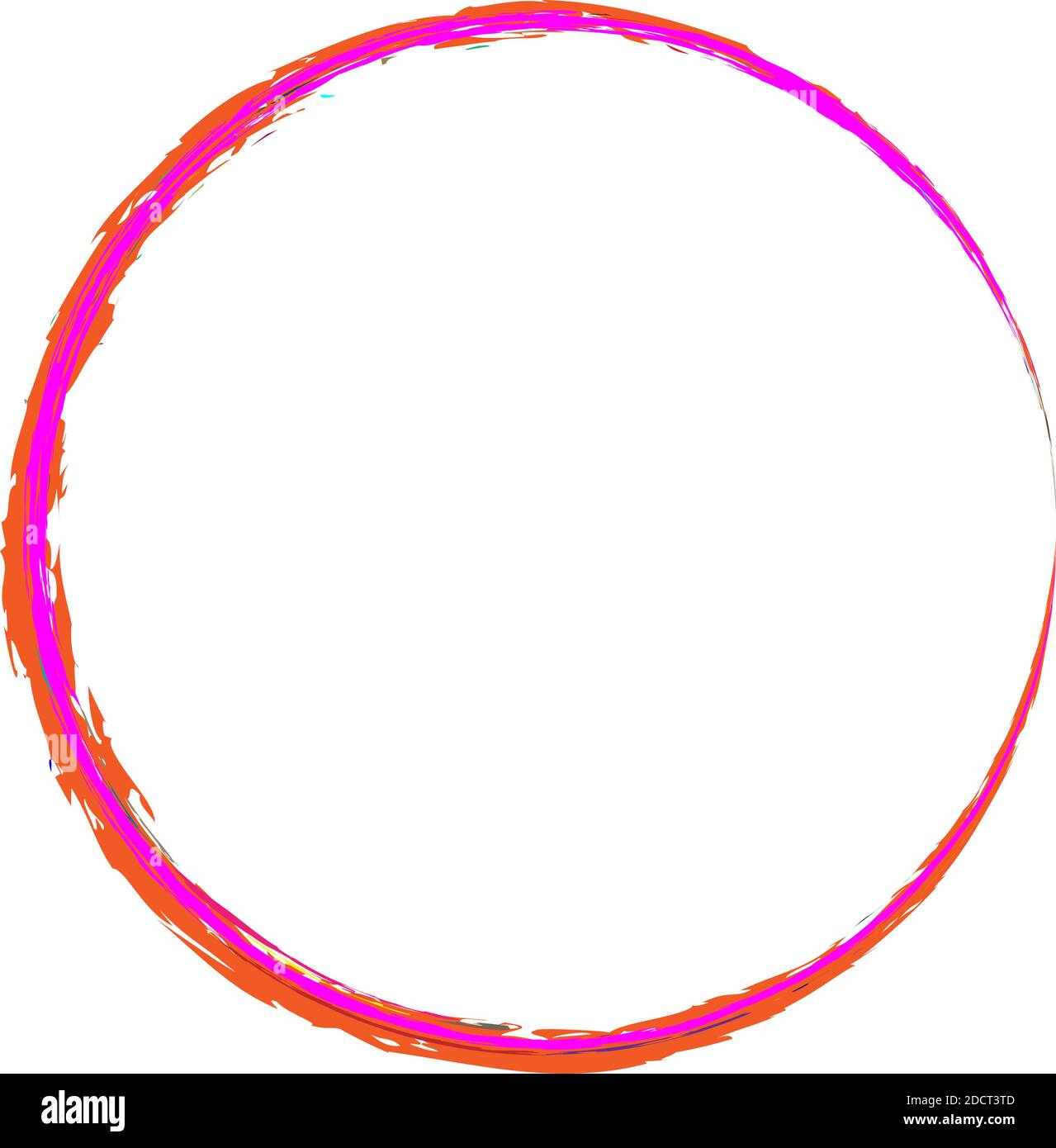 Grungy, textured circle, Grunge effect circular element. Smudge, smear ...