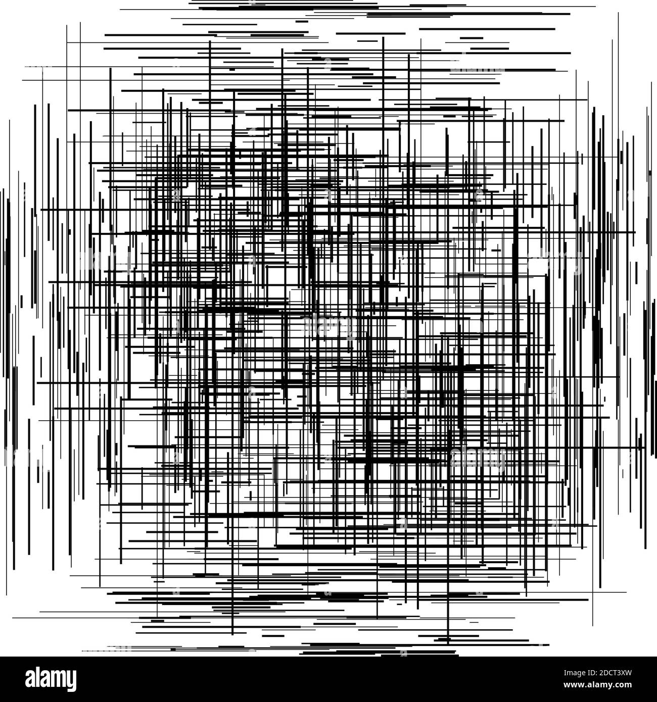 Irregular, random lines harsh texture. Abrasion, sketch, sketchy ...